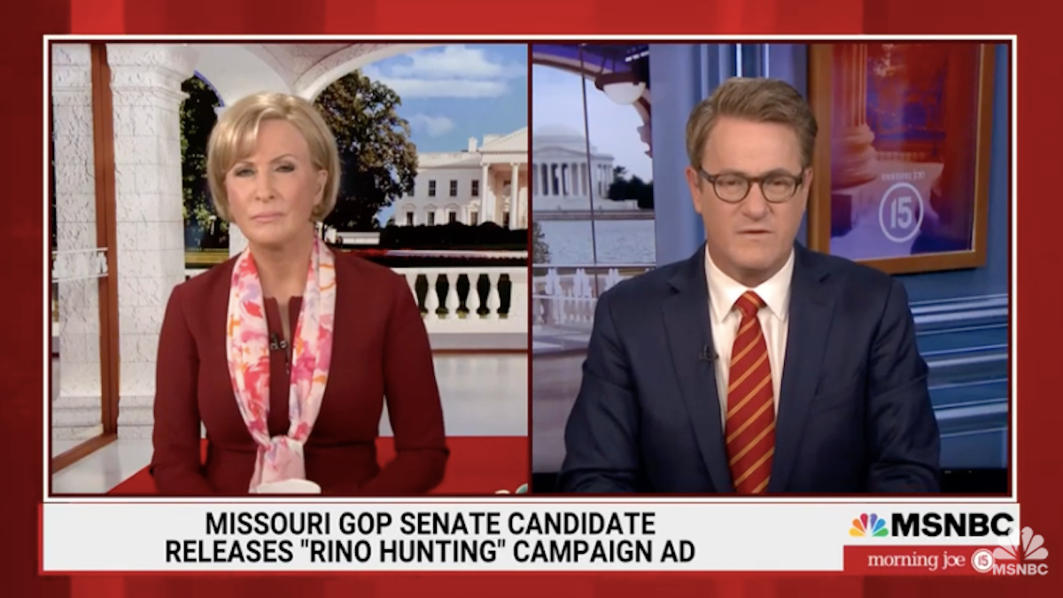 Joe Scarborough Rattled by 'RINO Hunting' Ad: 'Every Republican Needs ...