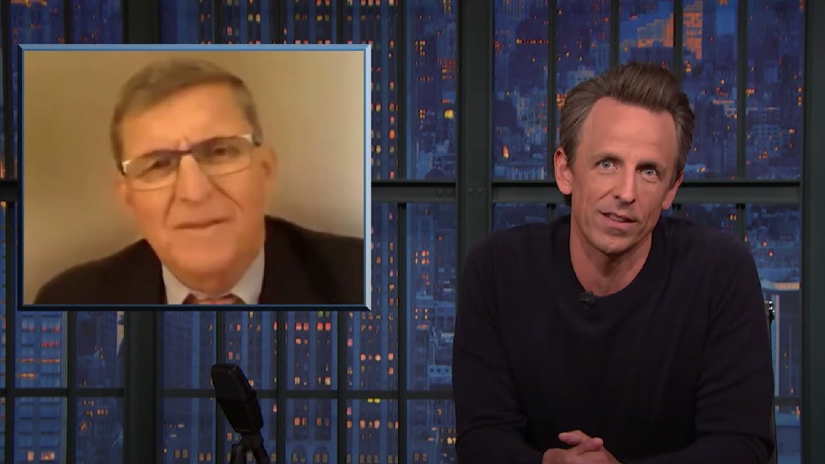 Seth Meyers Mocks Michael Flynn on 'A Closer Look' Segment