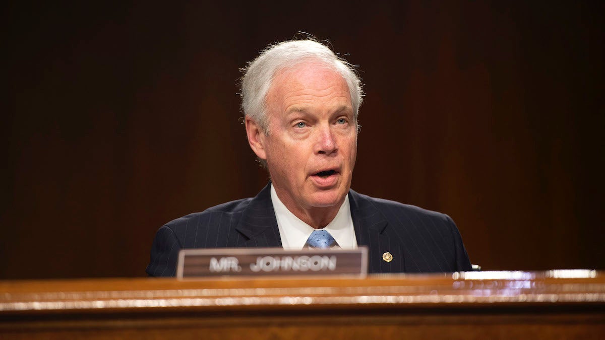 Ron Johnson Says He 'Condones' White Supremacy on Fox