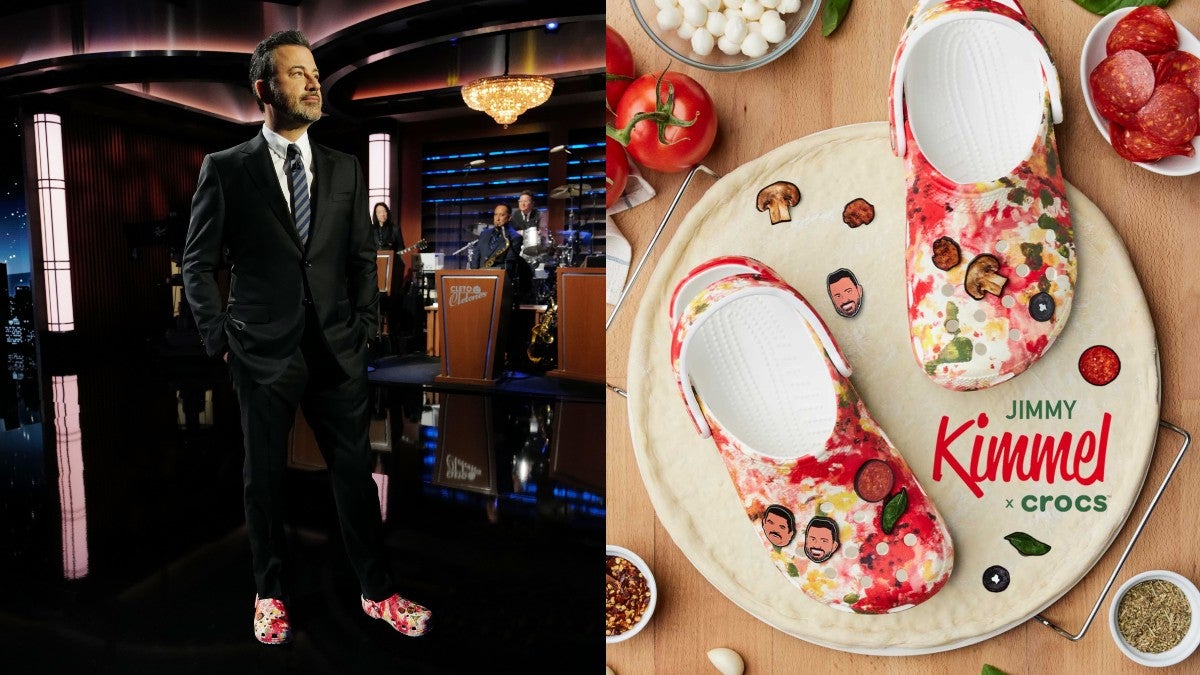 Kimmel Gets His Own Pizza-Themed Crocs for Charity and Honestly, They ...