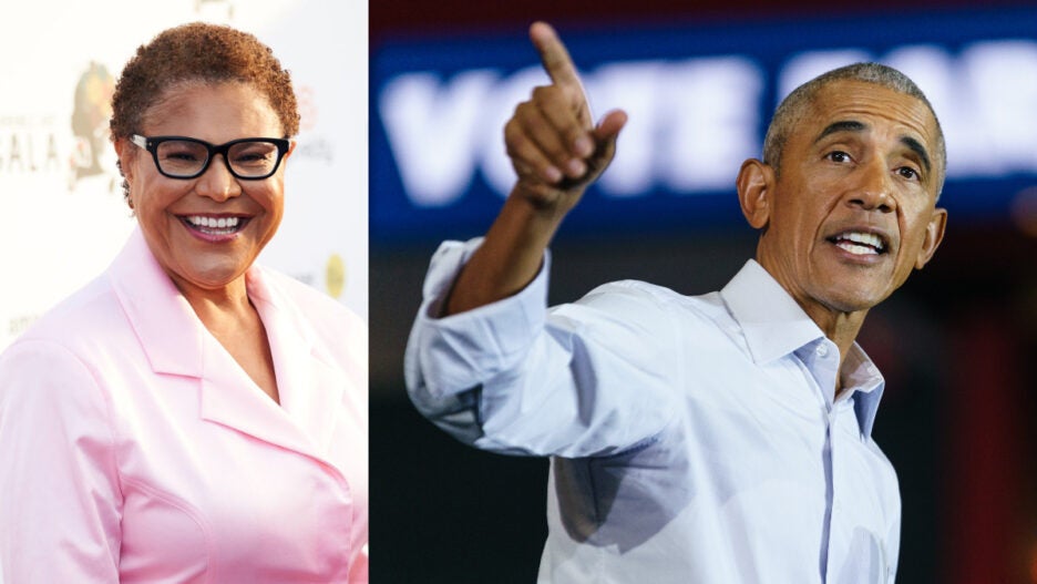Barack Obama Formally Endorses Karen Bass for LA Mayor