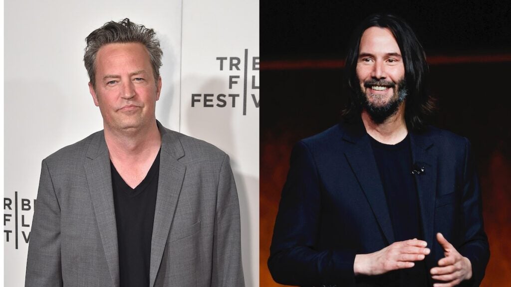 Matthew Perry Blasted for Complaining 'Keanu Reeves Walks Among Us' in ...