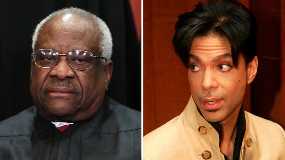 Clarence Thomas Admits He Was a Prince Fan in the '80s During Supreme ...