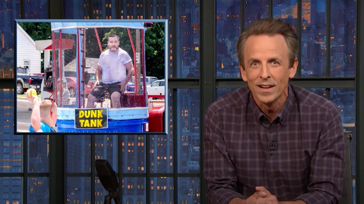 Seth Meyers Says Trump Couldve Gotten Border Wall Funded In 1 Day By Making Ted Cruz Sit In A