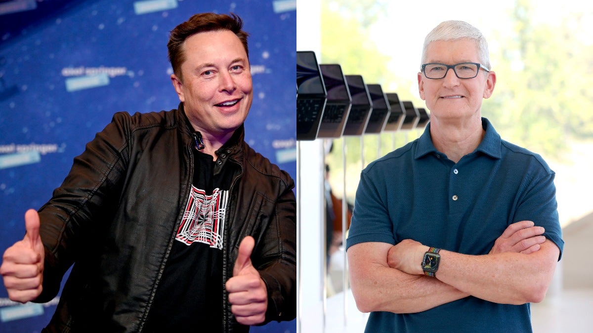 Elon Musk Says He Met With Tim Cook at Apple HQ