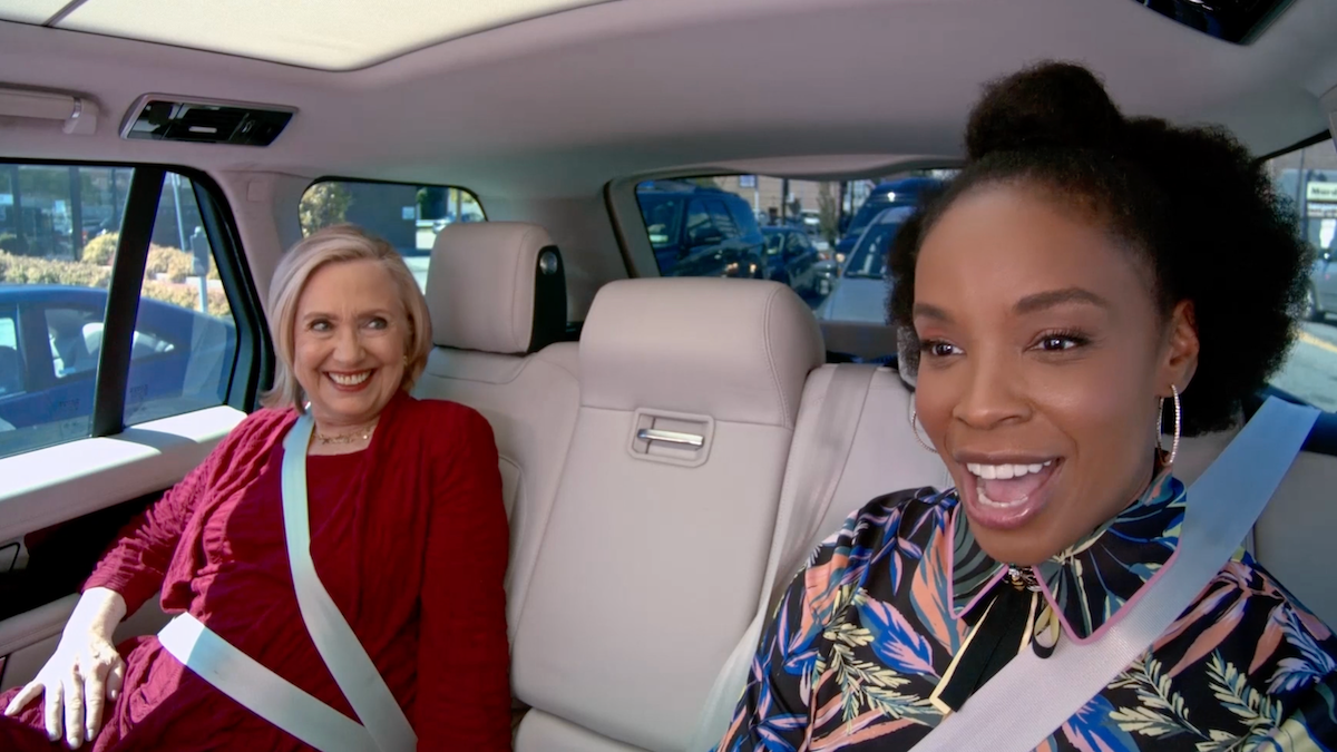 Carpool Karaoke Clip: Hillary and Chelsea Clinton Sing "I Will Survive"