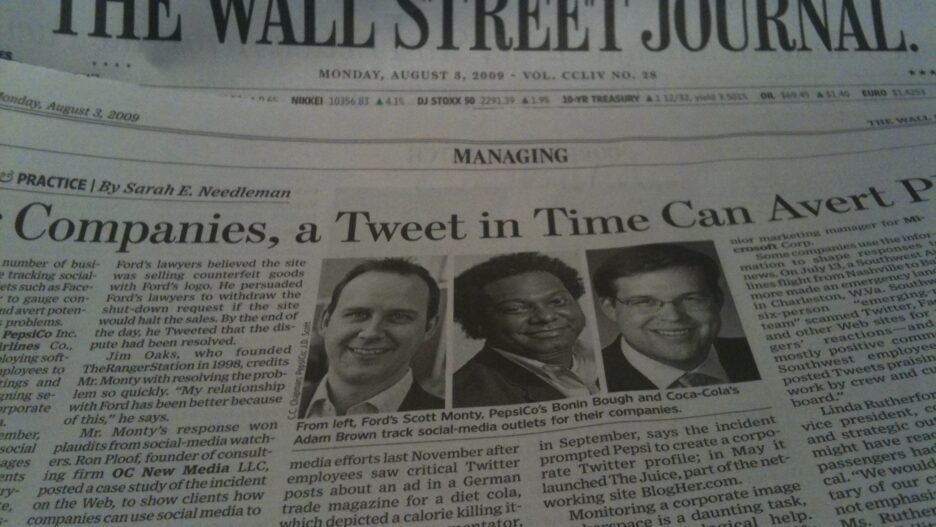 Wall Street Journal Taps Senior Leadership Team for Video