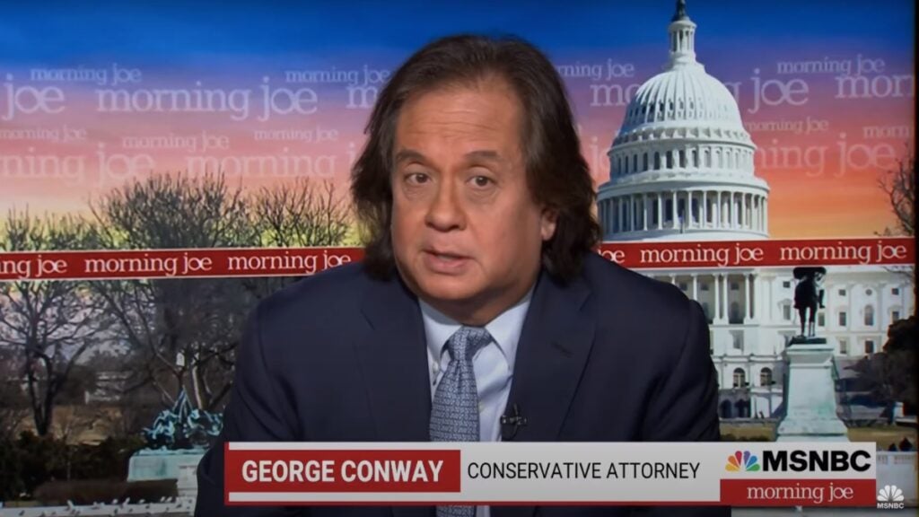 George Conway Says It'd Be 'Fitting' for Trump to Go to Jail for ...