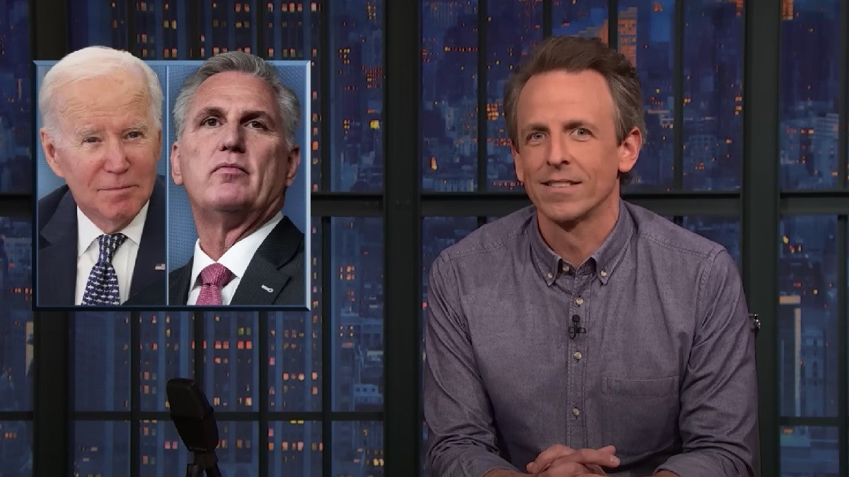 Meyers Says Biden Will Intervene on House Speaker Vote When 'It Stops ...