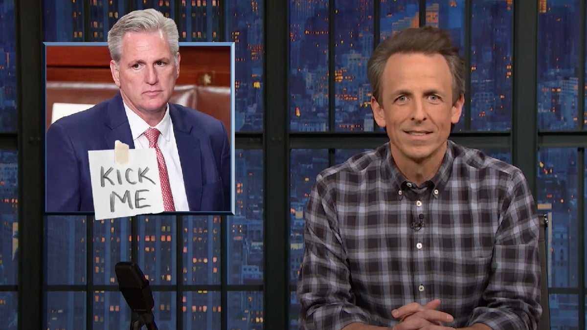 Seth Meyers Wonders How Kevin McCarthy Could Get Any Weaker