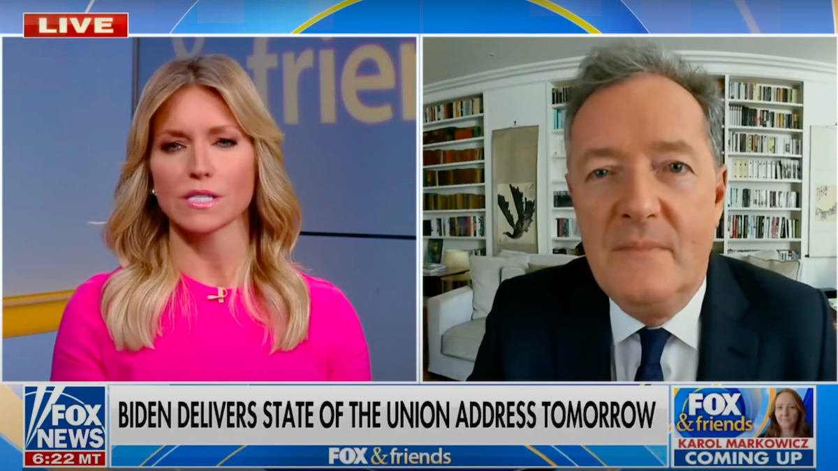 'Fox & Friends': Piers Morgan Drags Biden as an 80-Year-Old Man Who's ...