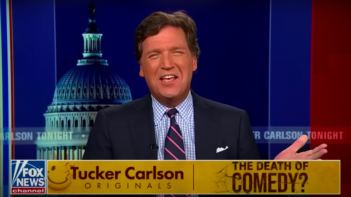 Tucker Carlson Drags Colbert for Writing ‘Humiliating’ Jokes in ...