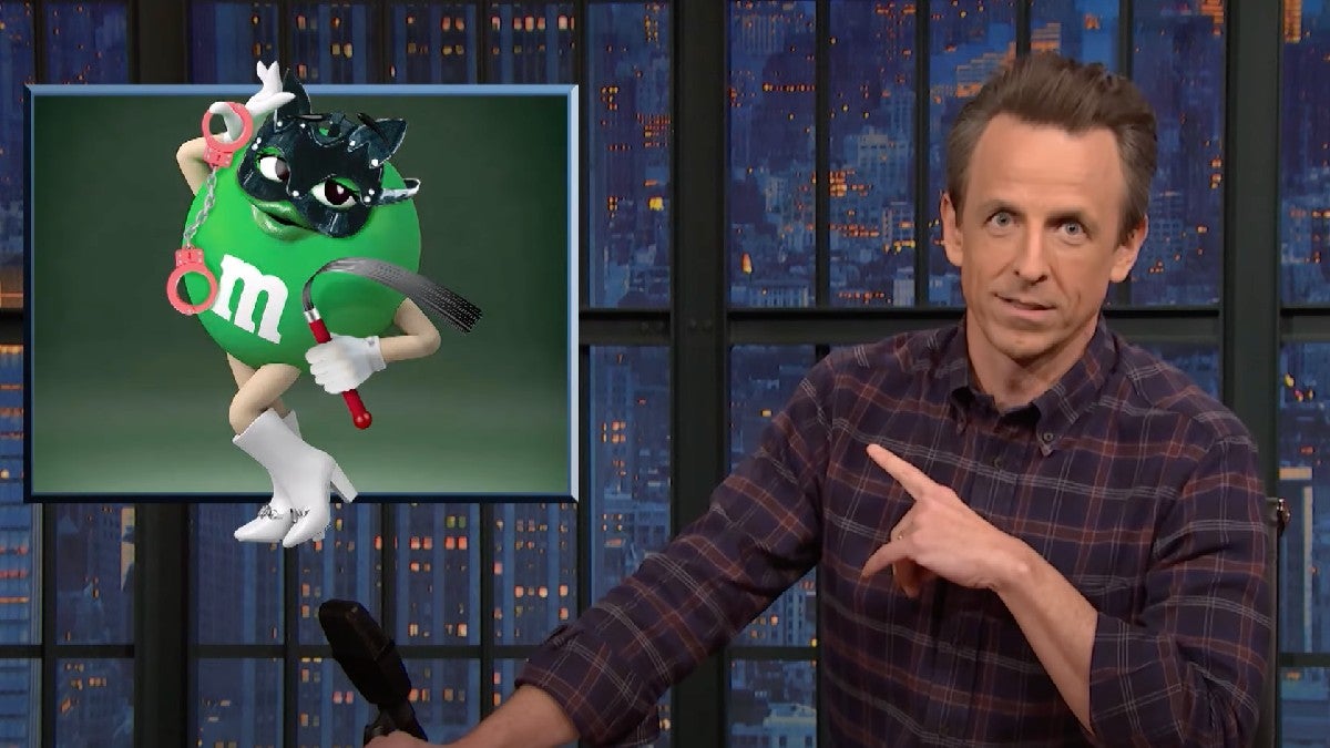 Meyers Jokes GOP Might Pass Law Regulating Green M&M's Clothes