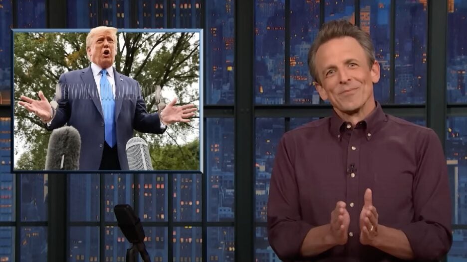 Colbert Mocks the Size of Trump Supporters' Protest in NYC