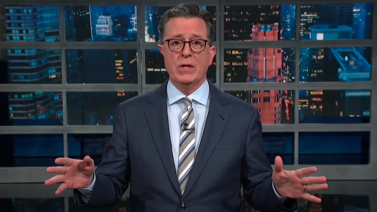Colbert Mocks DeSantis for Flubbing Washington, DC Visit