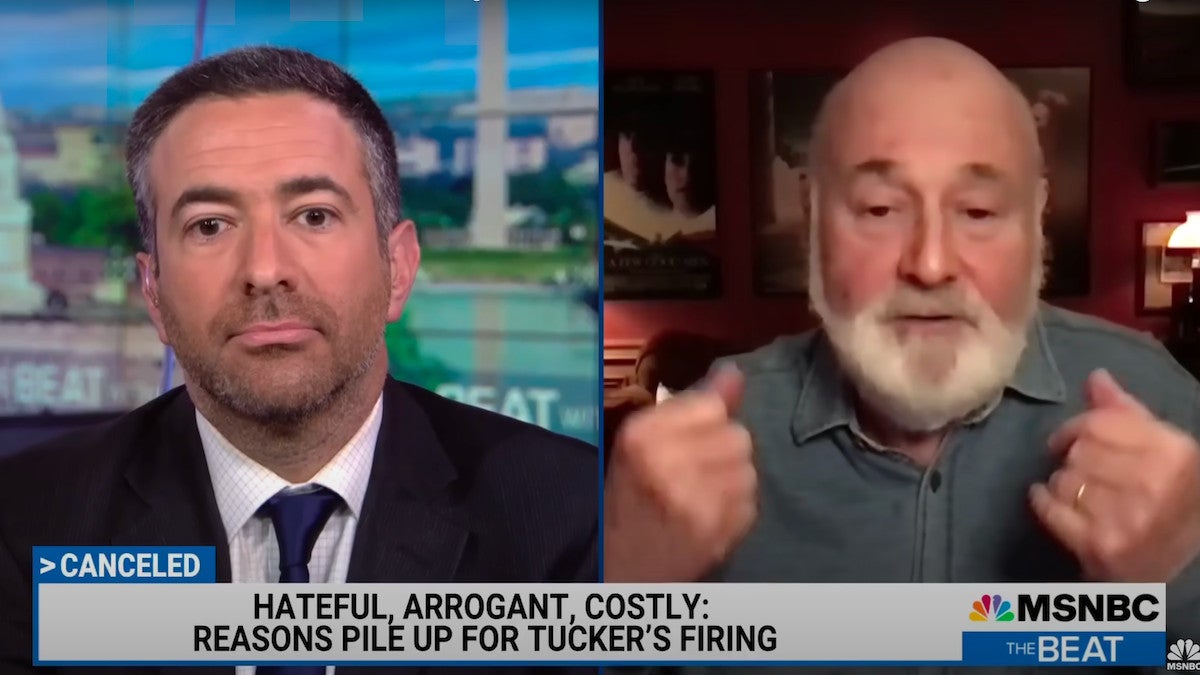 Rob Reiner Rips Tucker Carlson for Being a Bad Interviewer