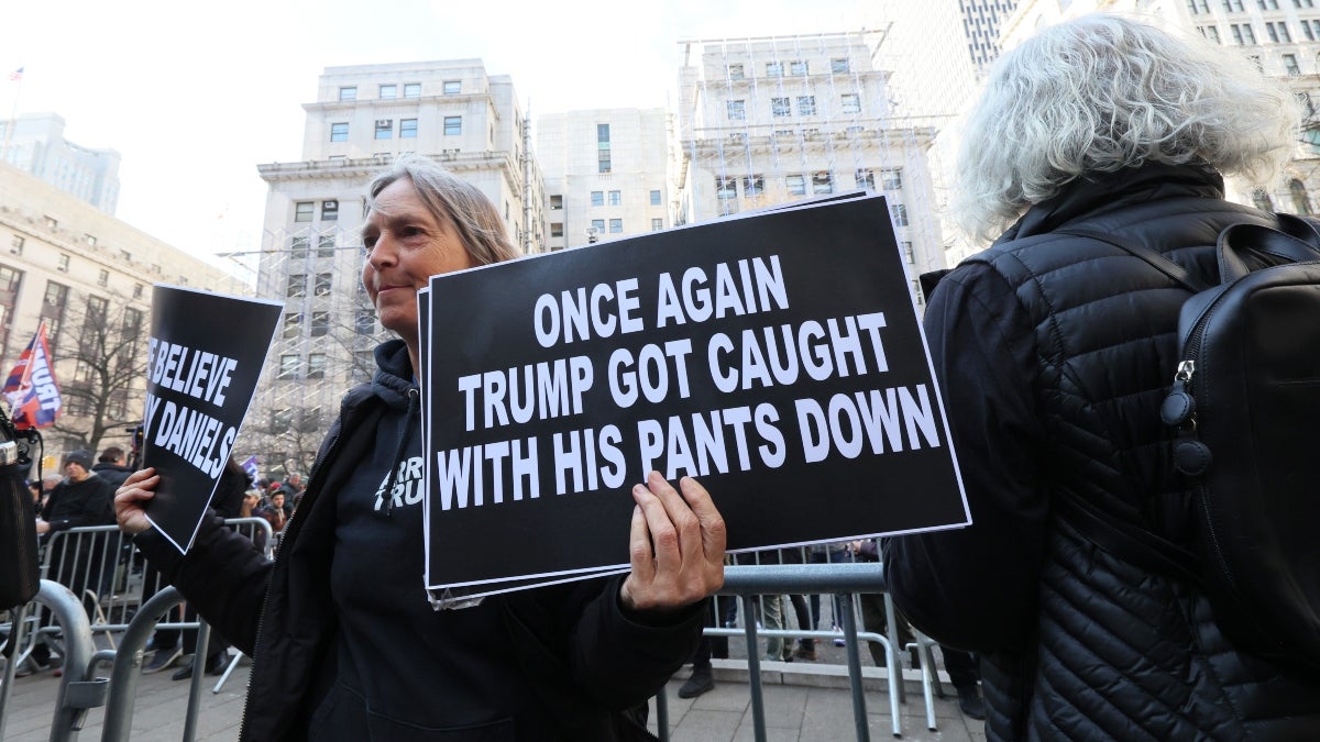 The Scene at Trump Indictment (Photos)