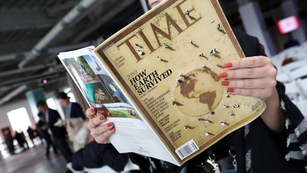 Time Cover Declaring 'End of Humanity' Slammed as Fake News