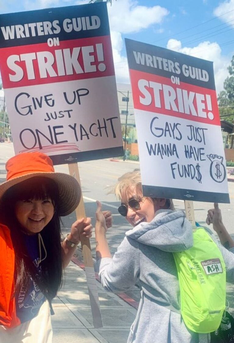 Most Witty Signs From Hollywood WGA Writers Strike