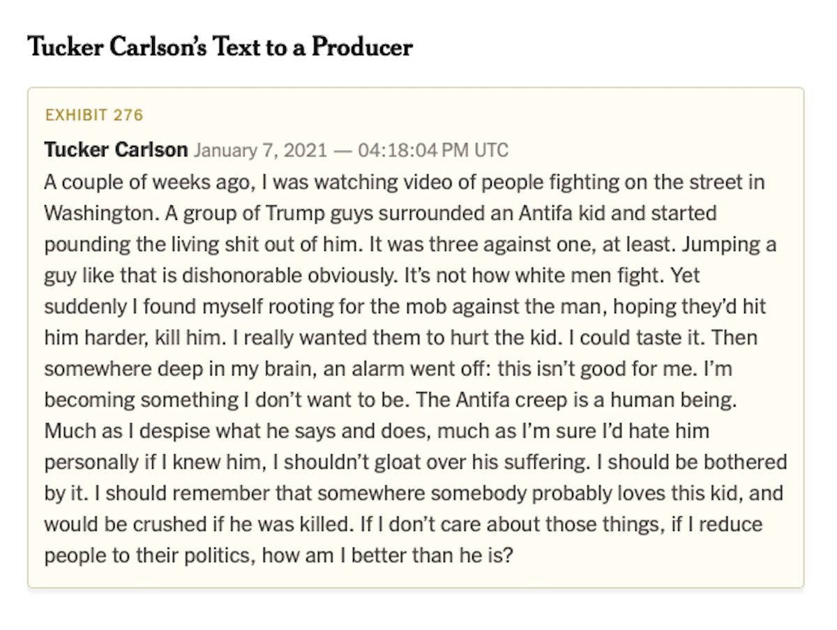 Tucker Carlson's Racist Texts, 'Creepy Comments' and Trash Talk Leak ...