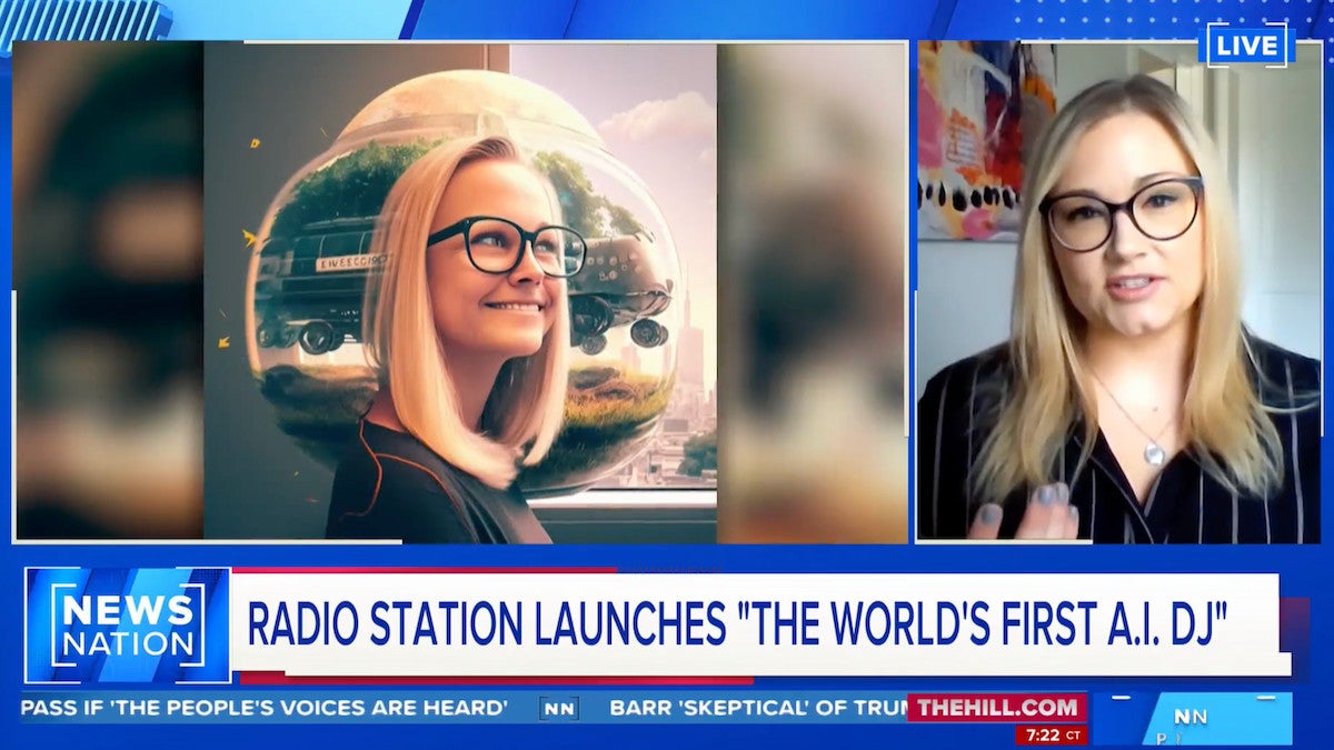 AI Radio DJ Takes Over for Portland's Ashley Elzinga