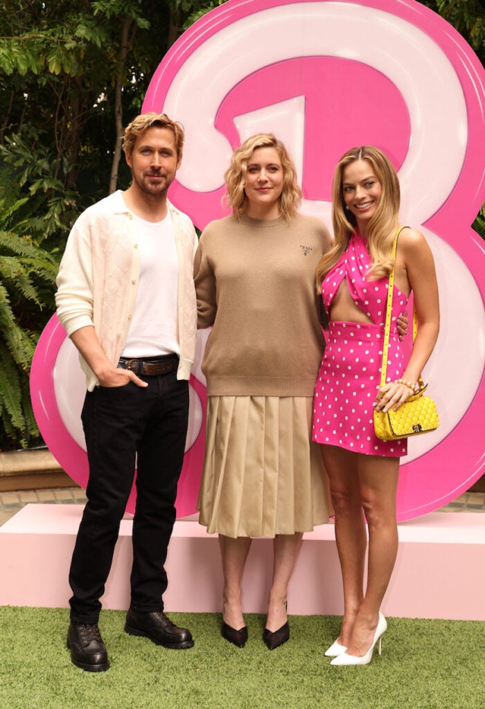 Barbie Stars Margot Robbie, Ryan Gosling and Others Step Hit the Pink ...