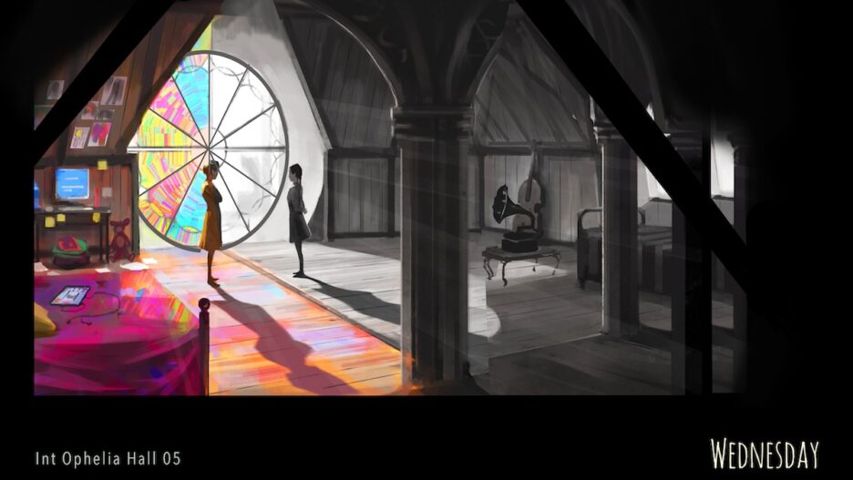 Wednesday: How Production Design Built a Bloody Good Rave'N