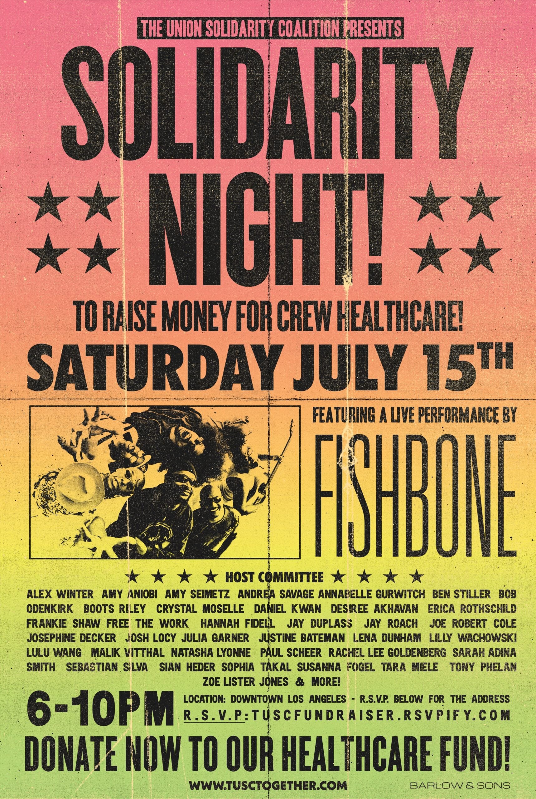 Union Solidarity Coalition Sets Fundraising Night to Benefit Crew ...