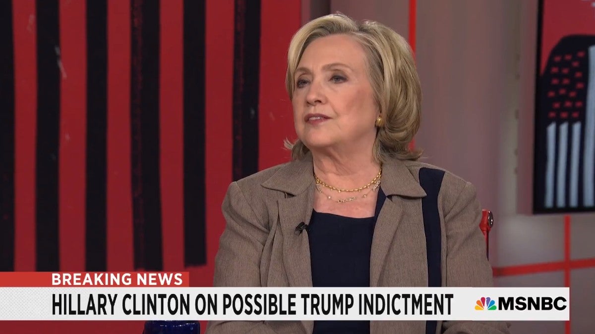Hillary Clinton Calls Trump's 4th Indictment 'A Terrible Moment for Our ...