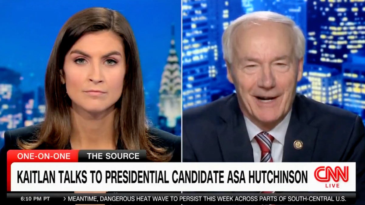 Kaitlan Collins Throws Cold Water on Asa Hutchinson Campaign