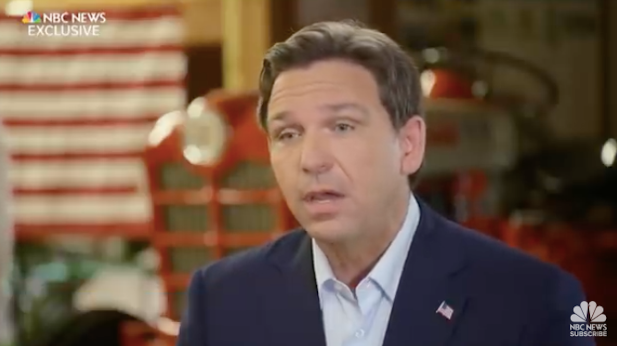 Ron DeSantis, Pressed by NBC News on 2020 Election, Comes Down Against ...