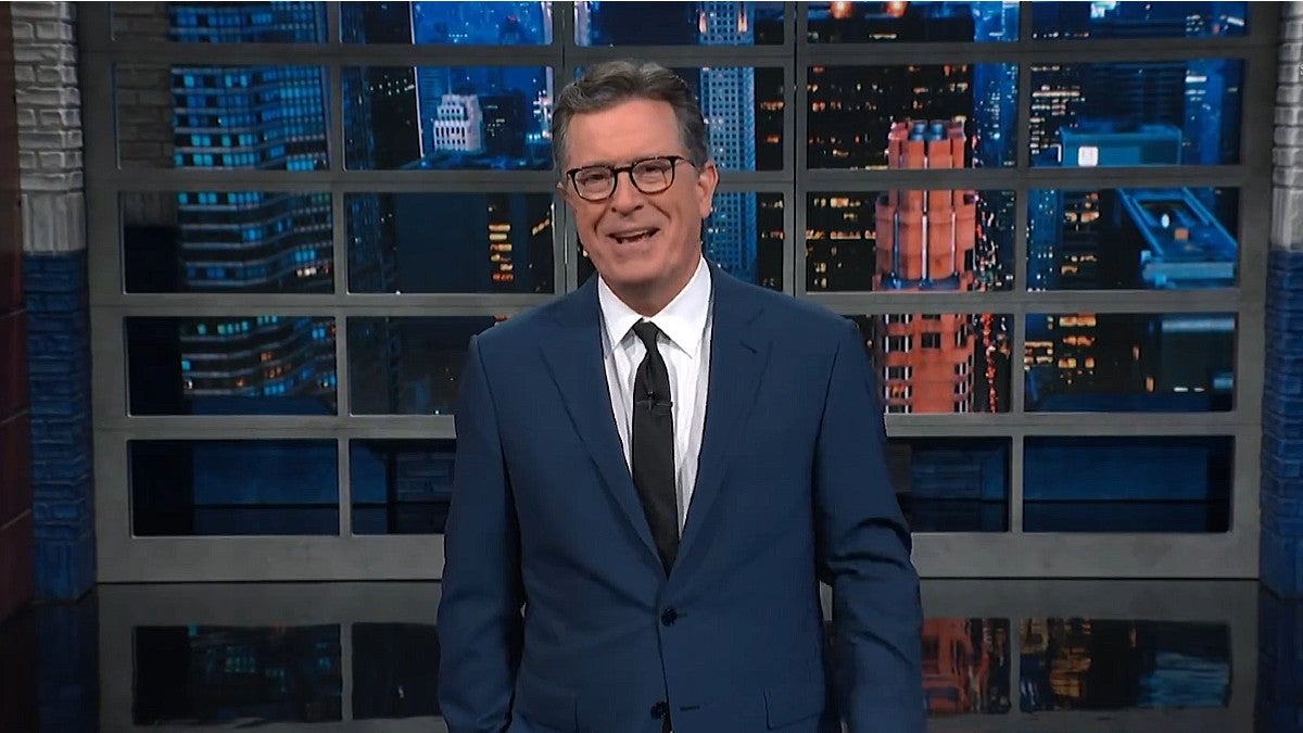 Stephen Colbert Agrees Trump Is ‘The Picture of Health — Specifically ...