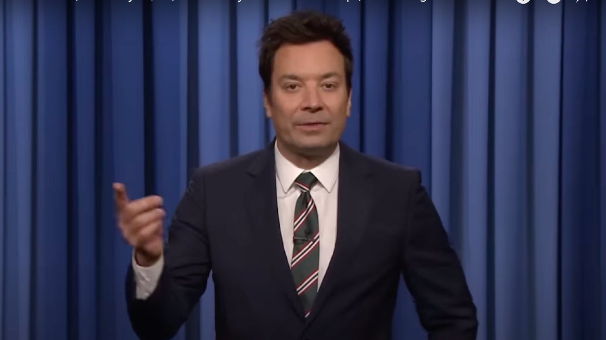 Jimmy Fallon Imagines Fox News' Reaction to Pink Barbie X-Mas Trees