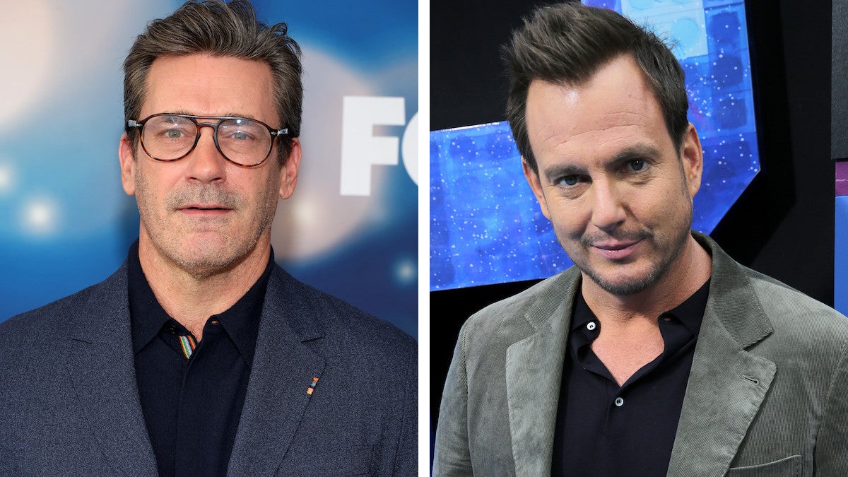 Jon Hamm Jokes He Owes Will Arnett Money for Imitating Him on 'Grimsburg': 'I Love How His Voice ...