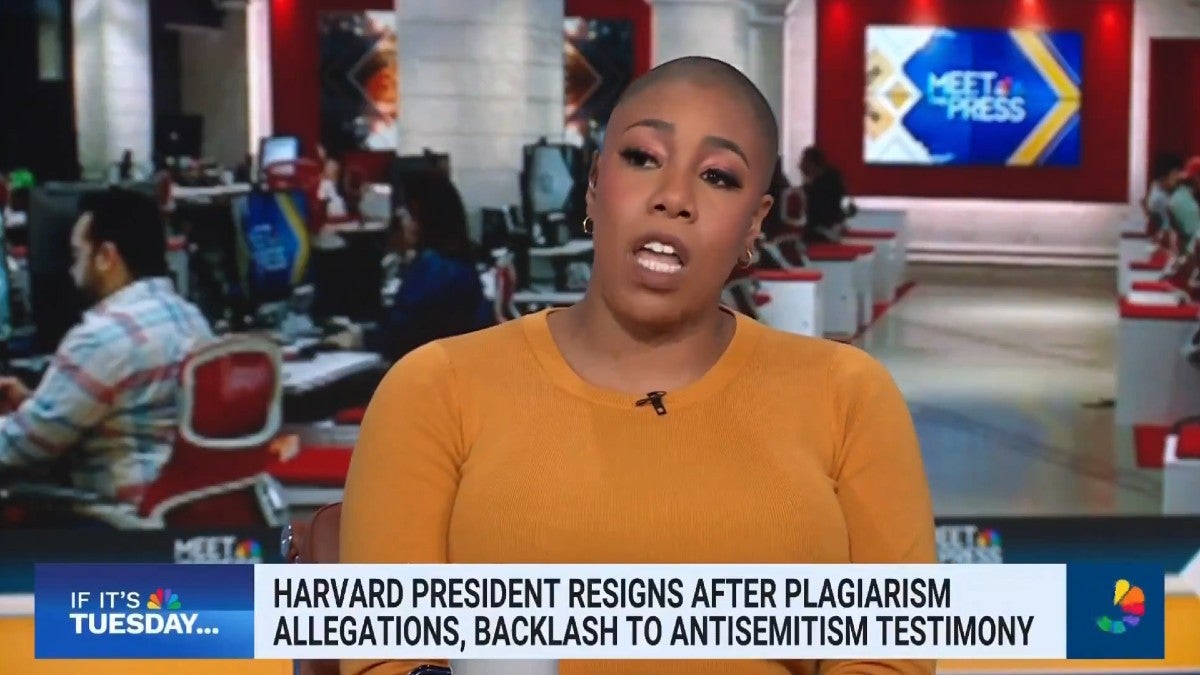 MSNBC's Symone Sanders-Townsend Says 'It Looks' Like Claudine Gay 'Was ...