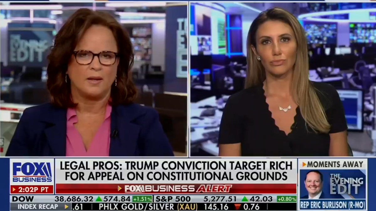 Fox Host Wants Trump's Conviction Overturned Like Weinstein's