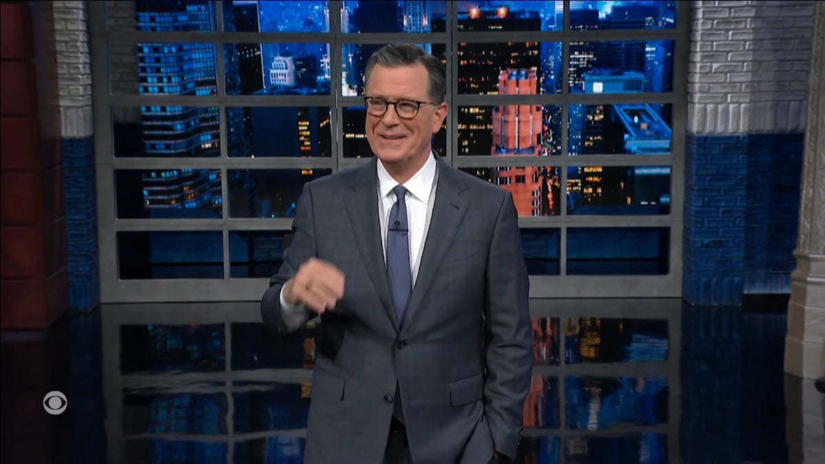 Stephen Colbert Leads Audience in 'Lock Him Up' Chant to Celebrate ...
