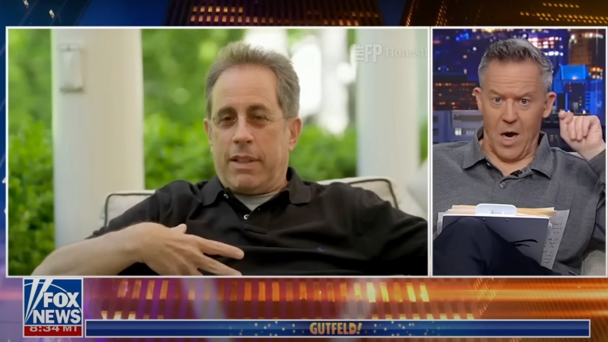 Greg Gutfeld Agrees With Jerry Seinfeld on 'Masculinity'