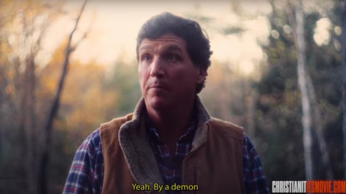 Tucker Carlson Claims a Demon 'Mauled' Him While He Was Sleeping