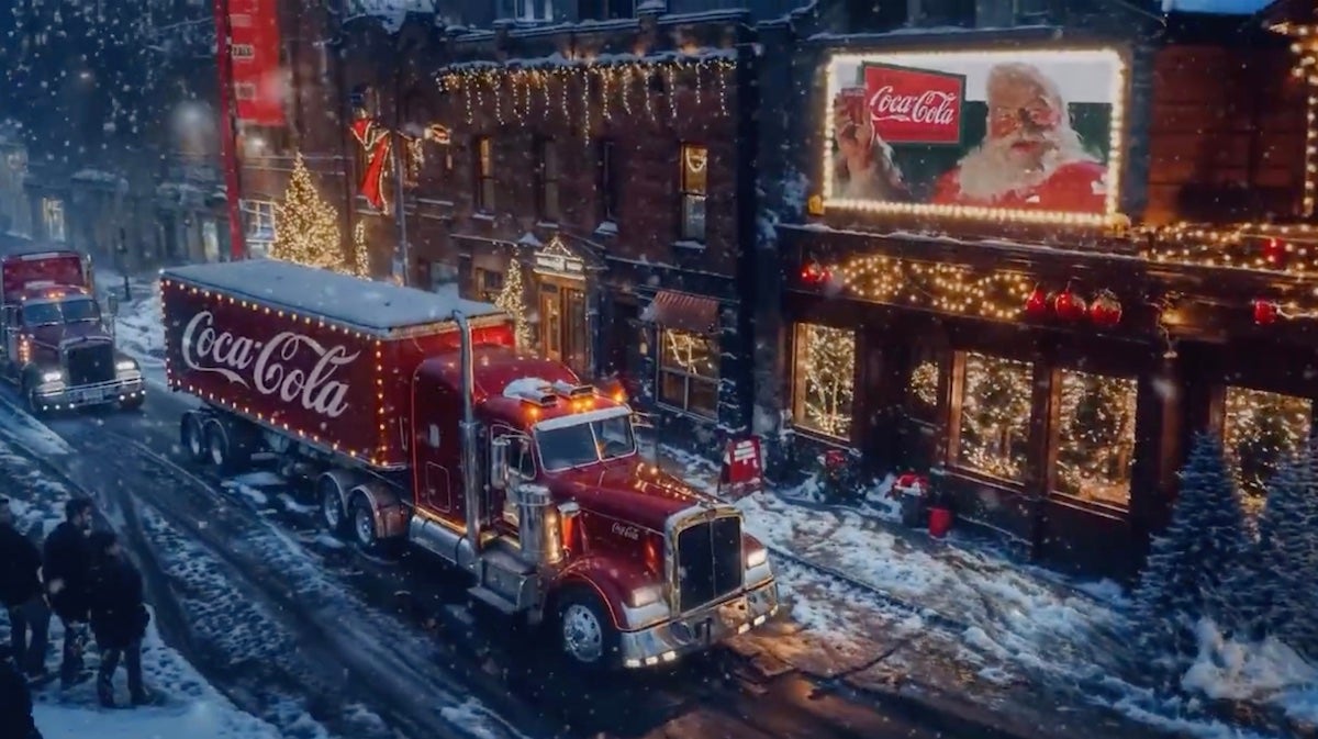 Coca-Cola's 'Holidays Are Coming' Ad Was Created With AI | Video