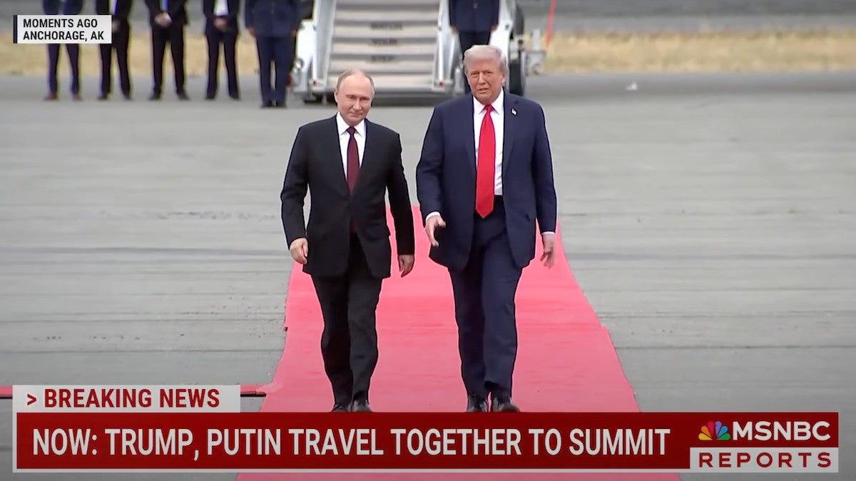 World Leaders Are Ridiculing Trump for Rolling Out Red Carpet for Putin