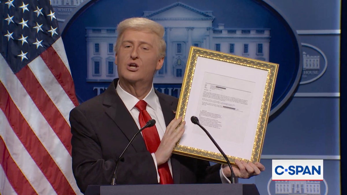 SNL Cold Open: Trump Tries Selling Framed Epstein Files | Video
